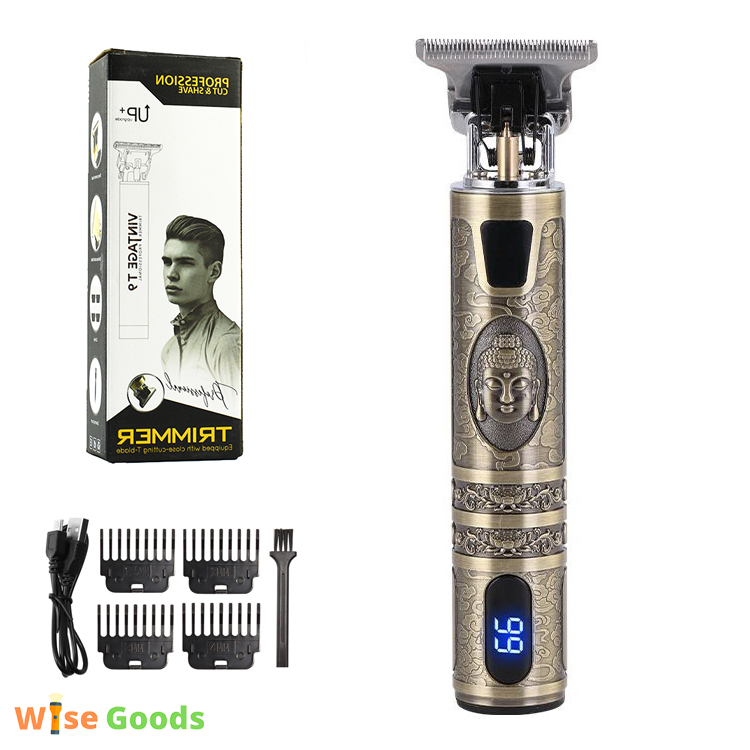 Professional Cordless Electric Hair Trimmer for Men Shaver Beard Barber ...