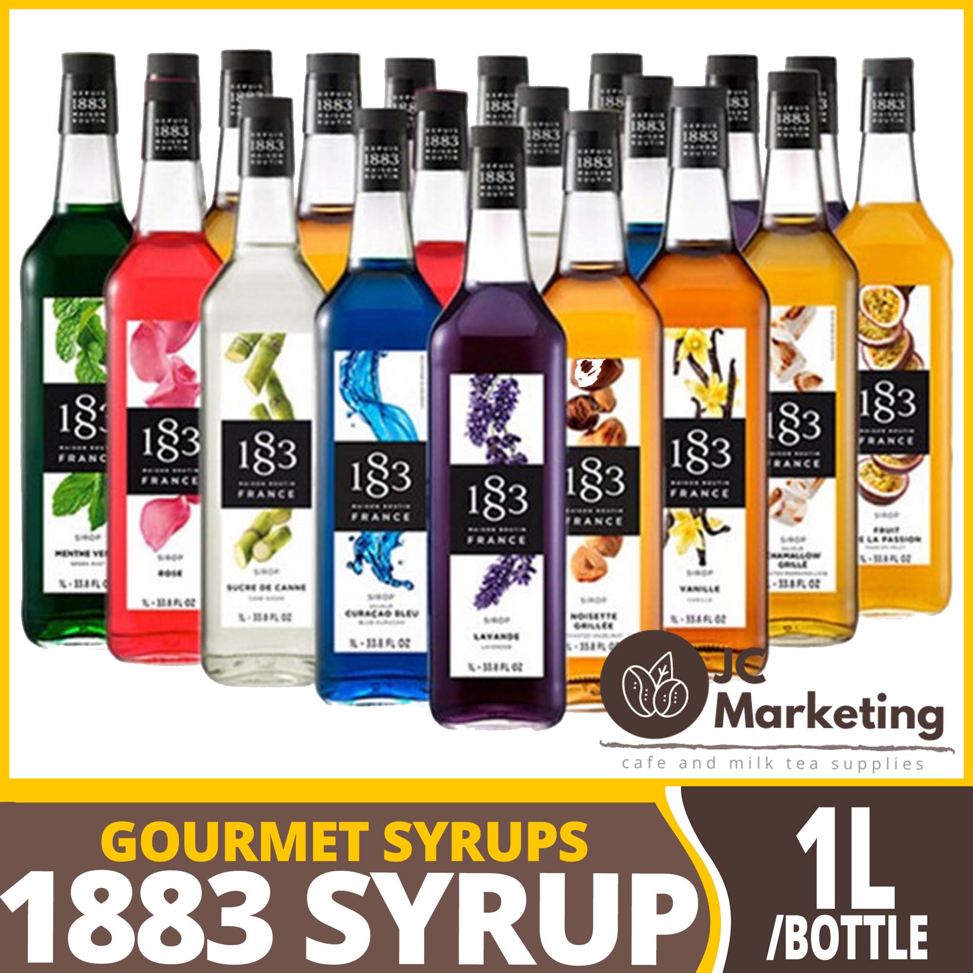 Routin 1883 Branded Gourmet Syrups 1L More Flavors France Drinks Best ...