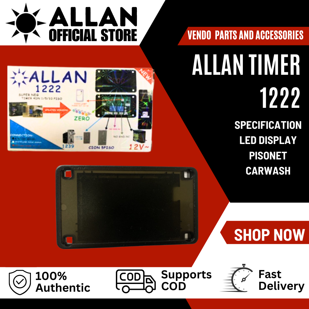ALLAN 1222 Timer 4digit Support 1/5/10 Piso Pisowifi | Piso Wifi ...