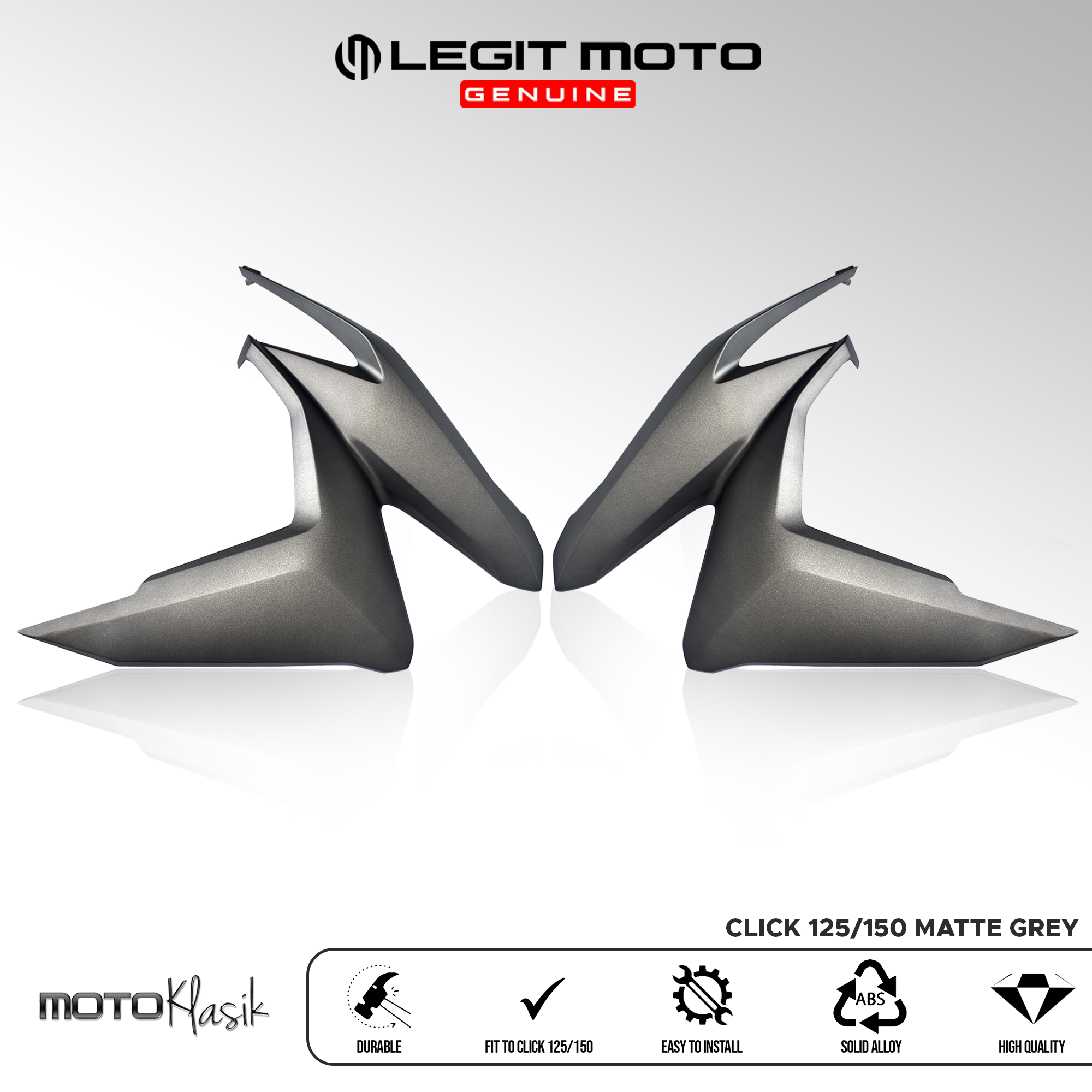 LEGITMOTO GENUINE CLICK V2 FRONT SIDE COVER FOR HONDA CLICK V2 GAME ...
