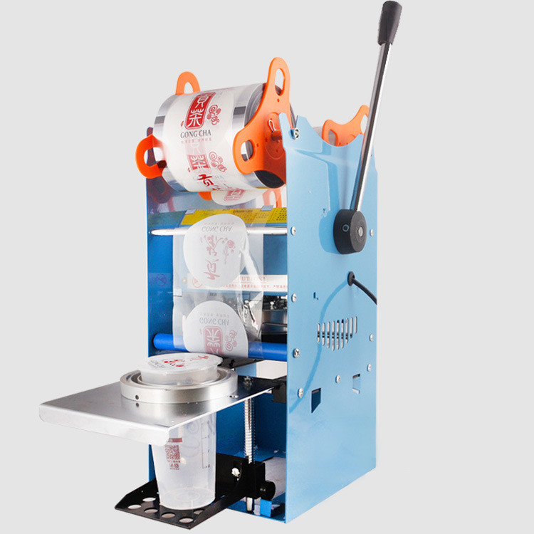 Heavy-duty Manual Tall Cup Sealing Machine Soy Milk Beverage Sealing ...