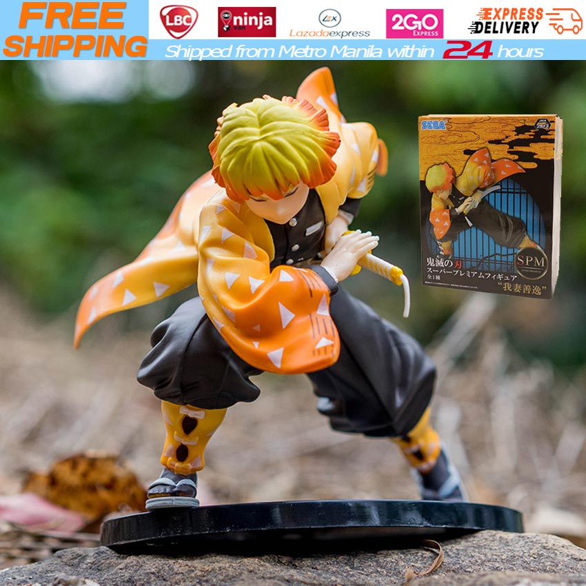 【Local Warehouse】15cm Anime Demon Slayer Action Figures Draw Sword ...