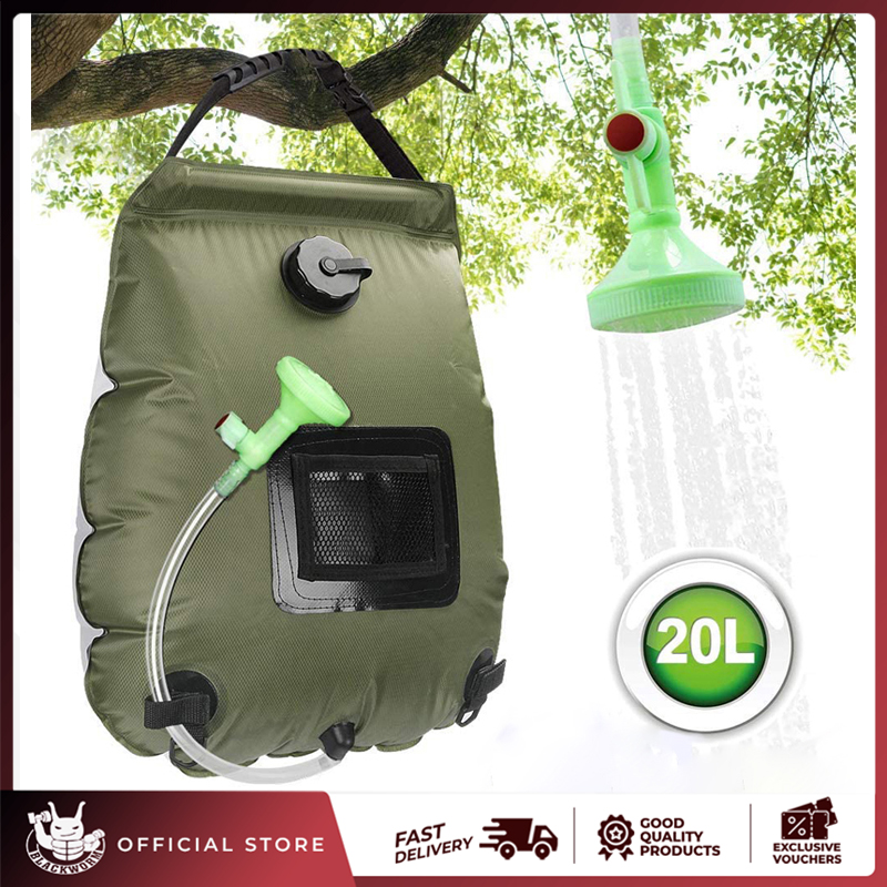 BLACKWORM Portable Fully Automatic Open Changing Tent Outdoor Shower ...