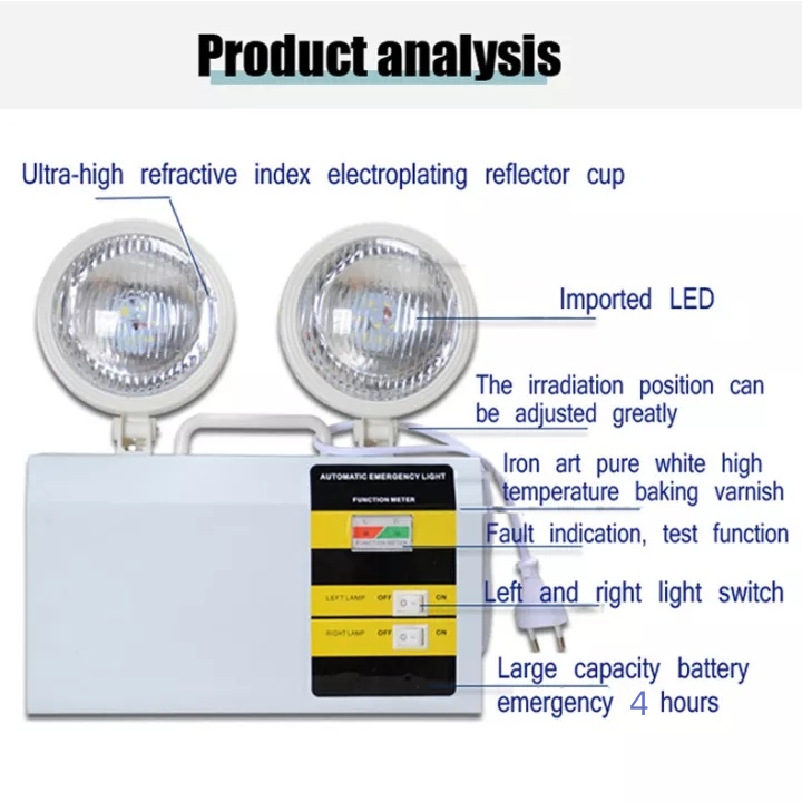 BSN*Original 【24 hours delivery】 Emergency Lamp Light, Fire Emergency ...
