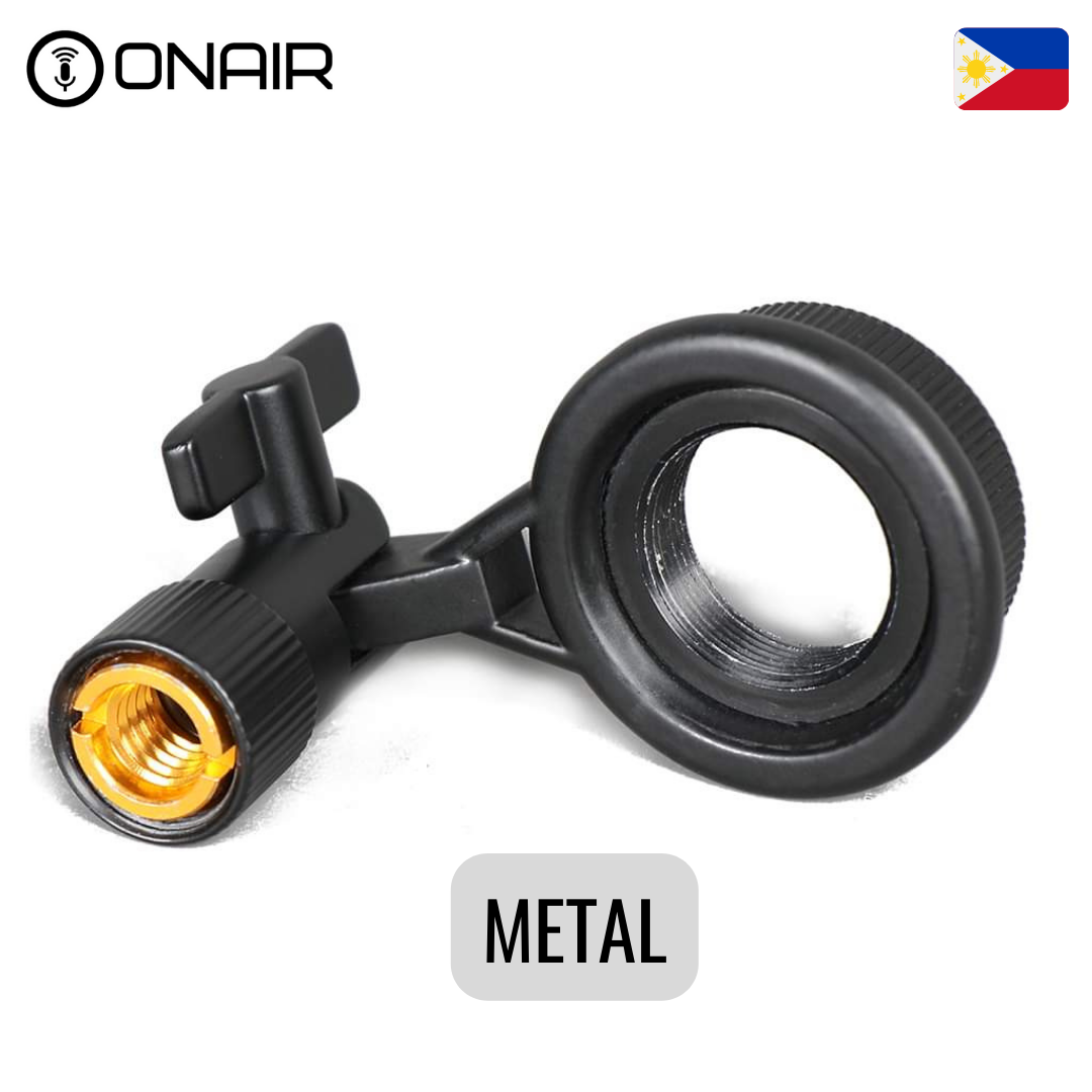 ONAIR Mic Holder For Condenser Microphones with 5/8 to 3/8 Adaptor ...