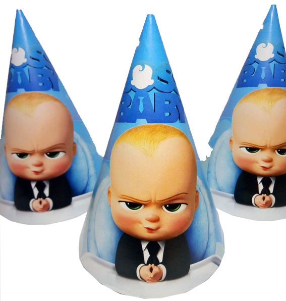 Baby Boss 10 pcs PARTY HAT theme birthday party supplies little boss ...