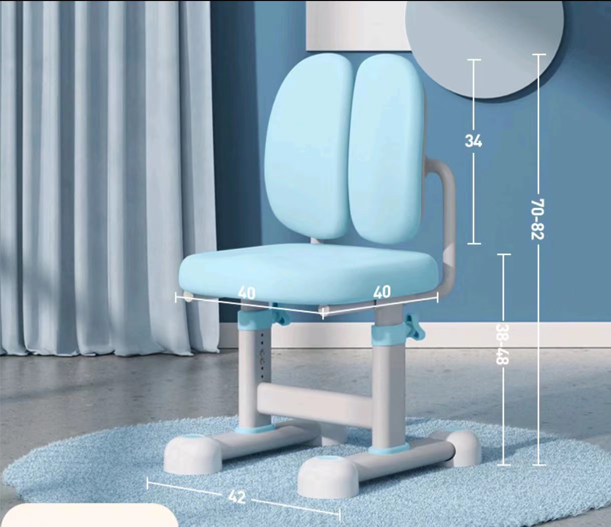 Adjustable Children's Study Desk and Chair Set Table for Kids Hand ...