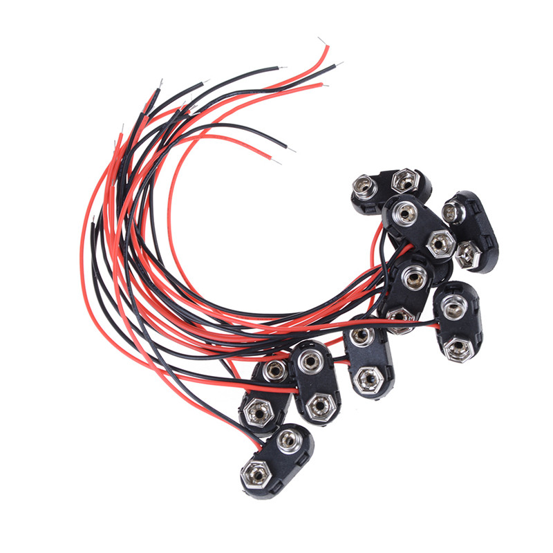 Electronics Accessories 10pcs Brand New 9V Battery Snap Connector clip ...