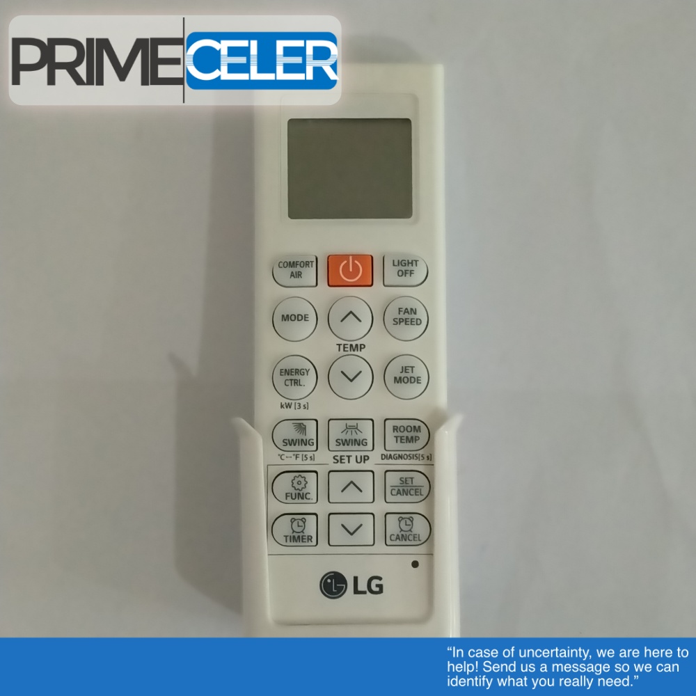 Remote Control for Aircon LG Aircon Unit Model: (Model: BS-QJ22HFFO/BS-Q122HFF0 / HS-12IPB)Part ...