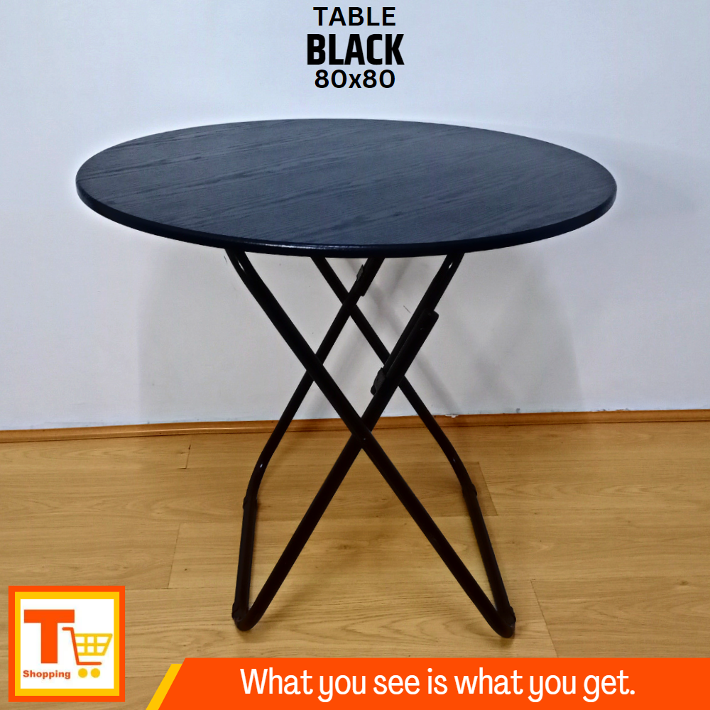 FOLDABLE ROUND/CIRCLE TABLE (60x60, 70X70, 80x80) AND CIRCULAR FOLDING ...