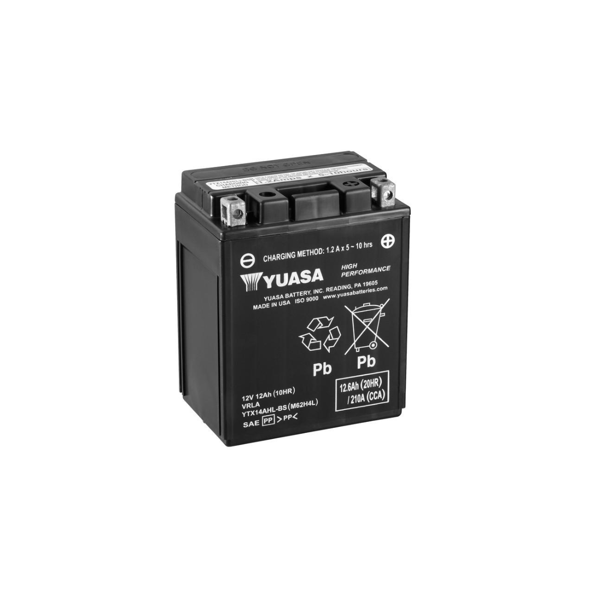 Yuasa YTX14AHL-BS Motorcycle Battery (USA) | Lazada PH
