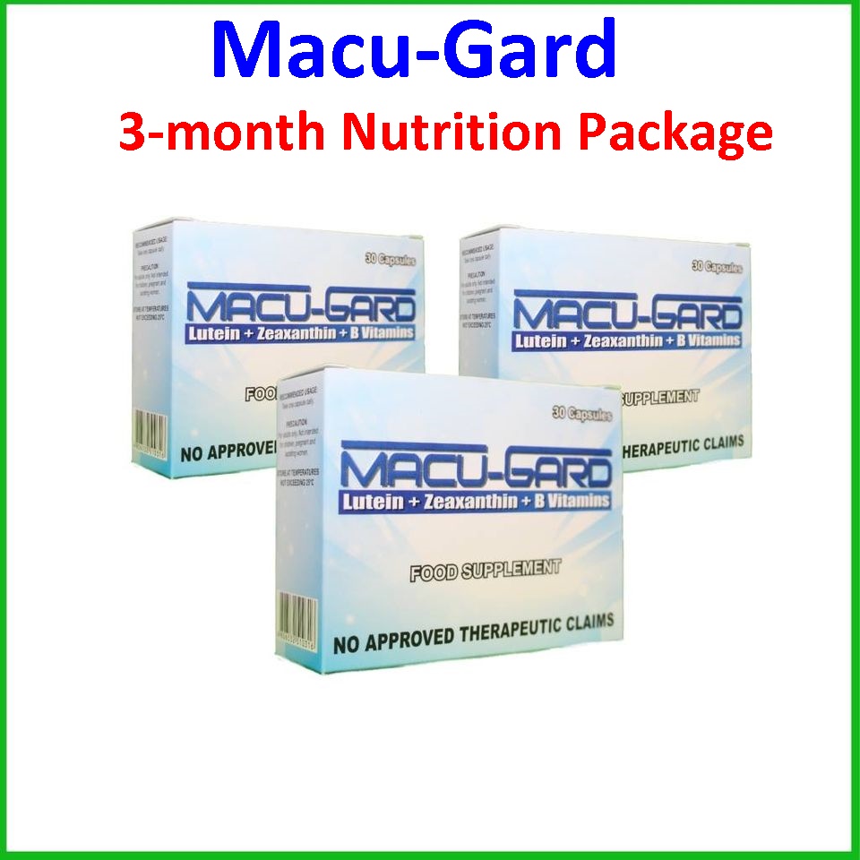 Macugard Eye Supplement 3-Months Nutrition | Macu-Gard eye protection ...