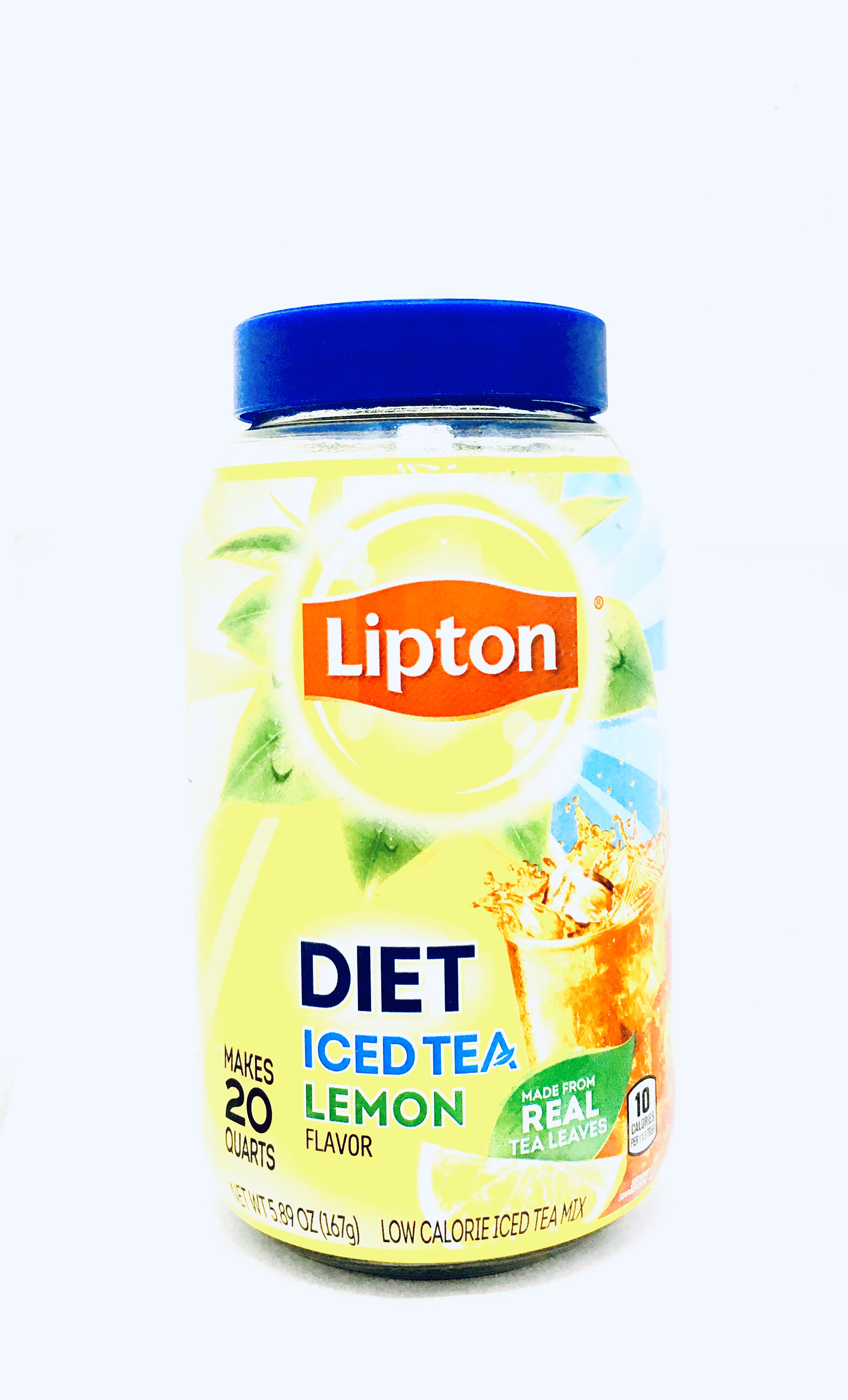 Lipton Diet Iced Tea Lemon Flavor 5.89 Oz (167g) Expiry date 2/2024 ...