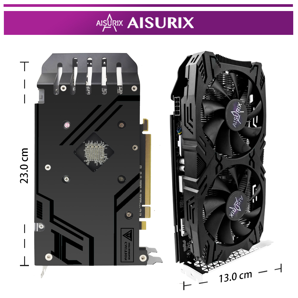 AISURIX RX5500 8GB Graphics Card Gaming GDDR6 128Bit Computer GPU Video ...
