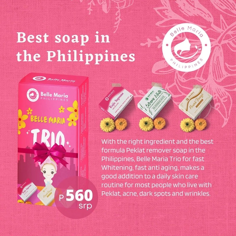 Belle Maria Ph TRIO/SET Soaps | Lazada PH
