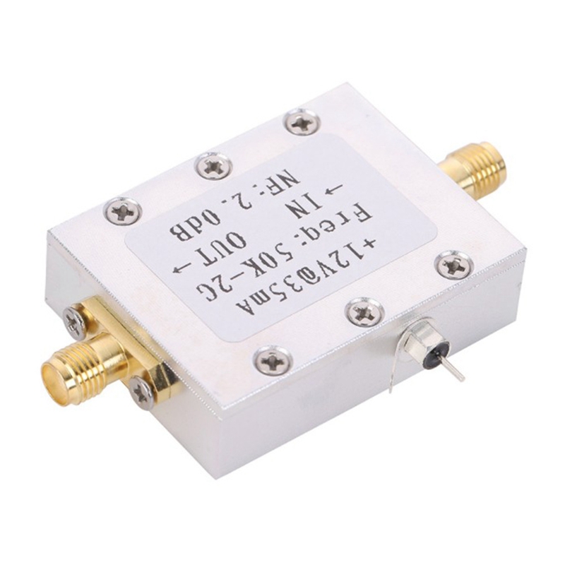 RF Amplifier Signal Receiver 50K-2GHZ Low Noise Amplifier RF Amplifier ...