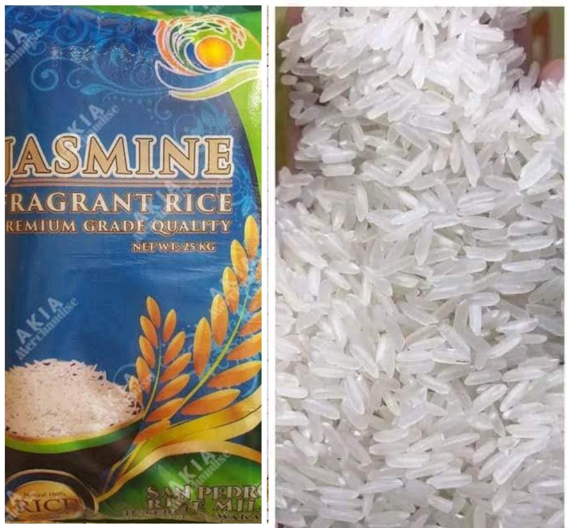 Jasmine Fragrant Rice Ariza Rice Quality Premium Rice 25kg 10kilos 5KG ...
