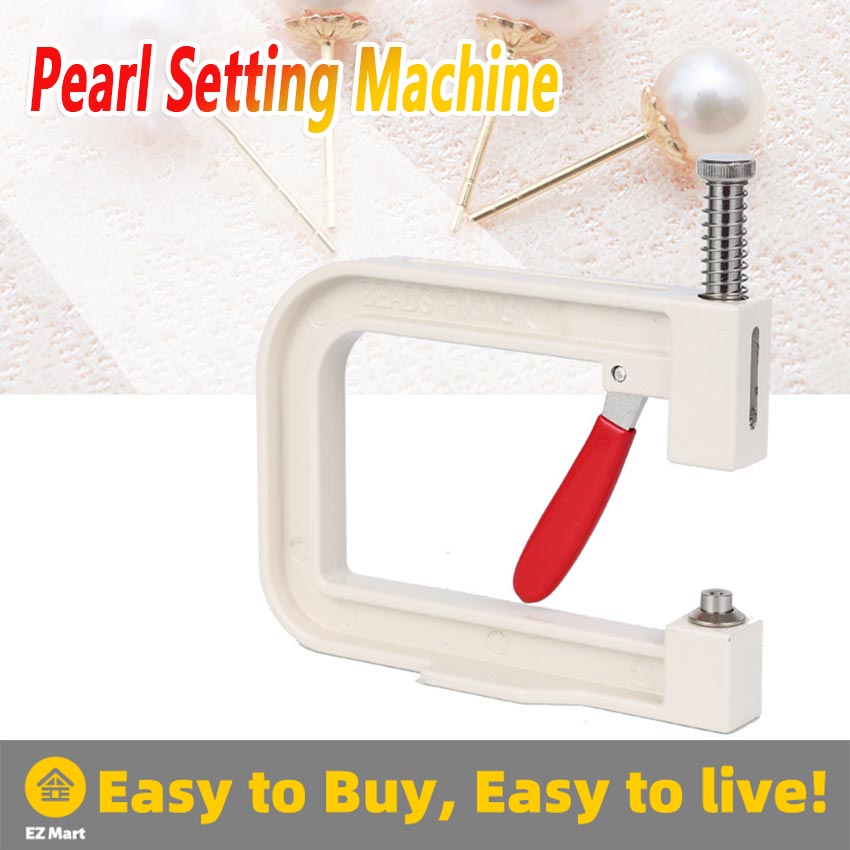Manual Punching Pearl Setting Machine Rhinestones Beads Rivet Fixing ...
