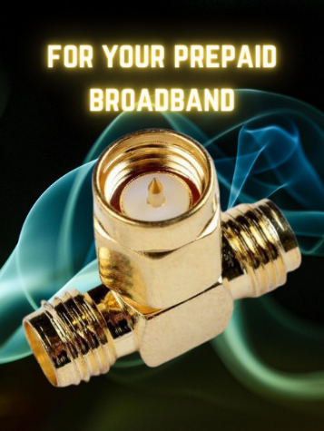 SMA Antenna Splitter Adaptor for PLDT, Smart and Globe At Home Prepaid ...