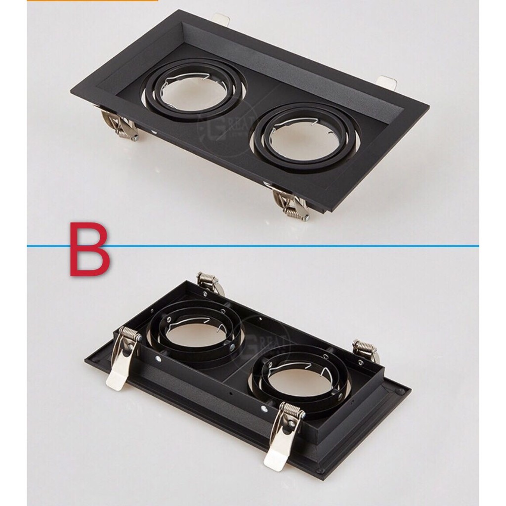 (Free bulbs) concealed downlight spotlight MR16 LED bean gall lamp ...