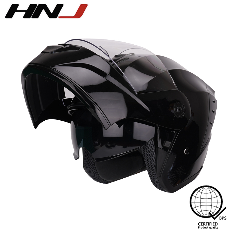 HNJ A630 PLAIN Modular helmet Motorcycle Full Face helmet for men and ...