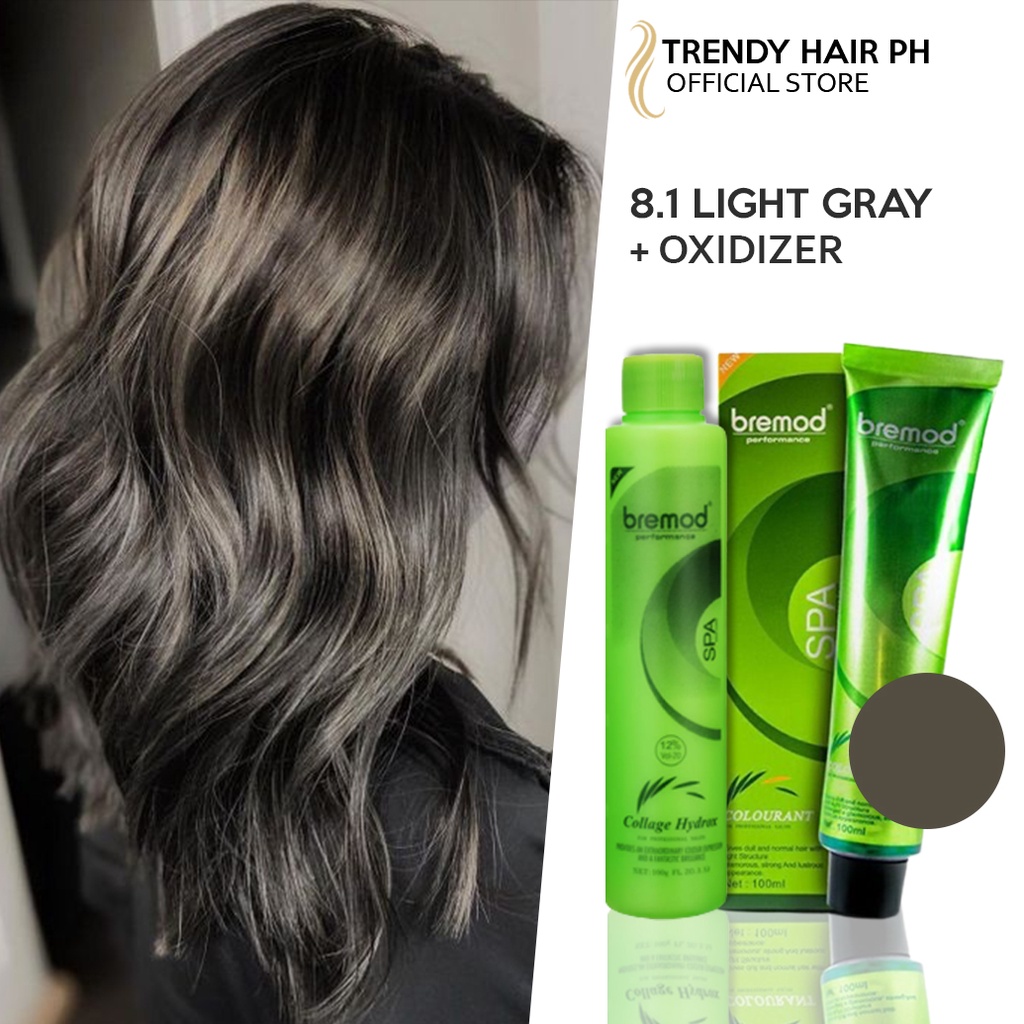 【COD】 Original Bremod Hair Color ASH BLOND SERIES with Oxidizer | Lazada PH