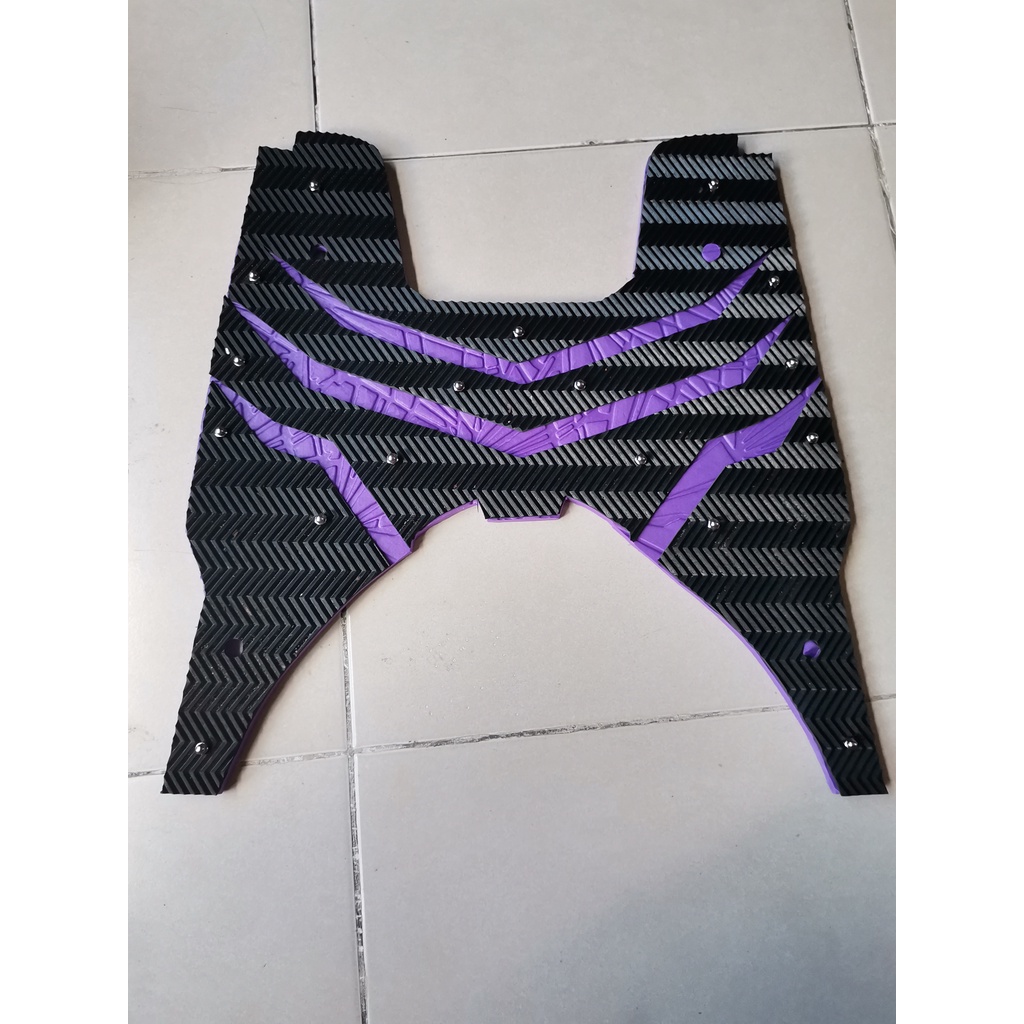 Mio Soul I 125 Rubber Matting Lightning Design with stainless nut and ...