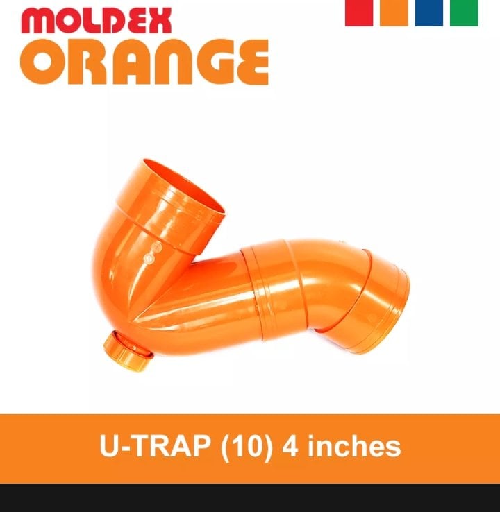 Moldex Orange PVC P- Trap w bend included | Lazada PH