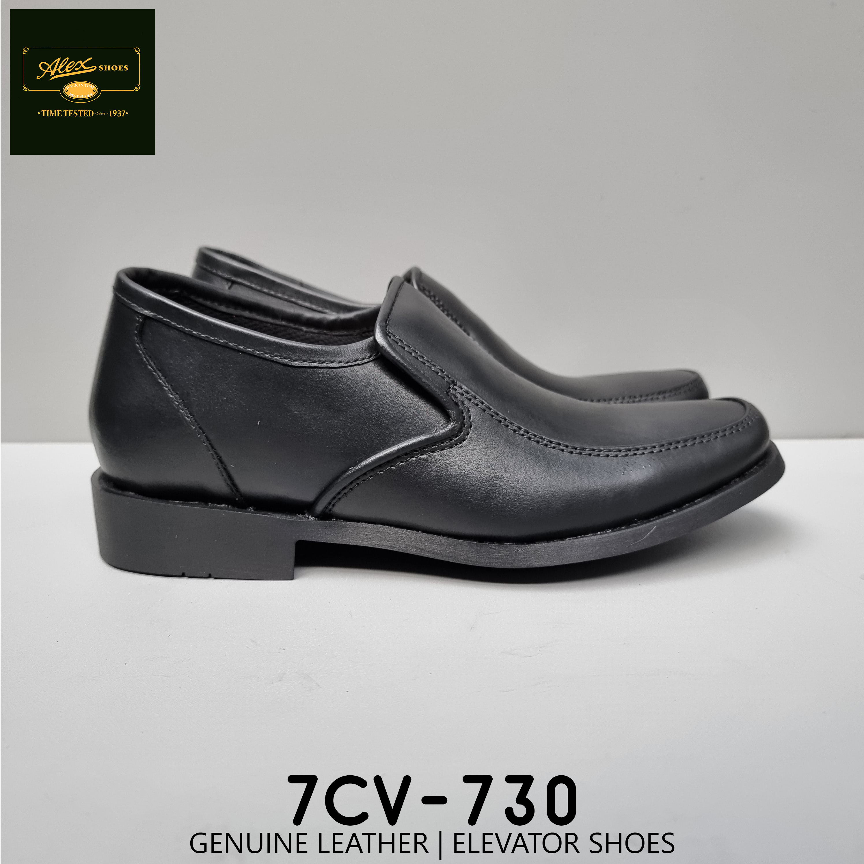 ALEX ELEVATOR SHOES +3 INCHES HEIGHT MEN'S GENUINE LEATHER TAHI SWELAS ...