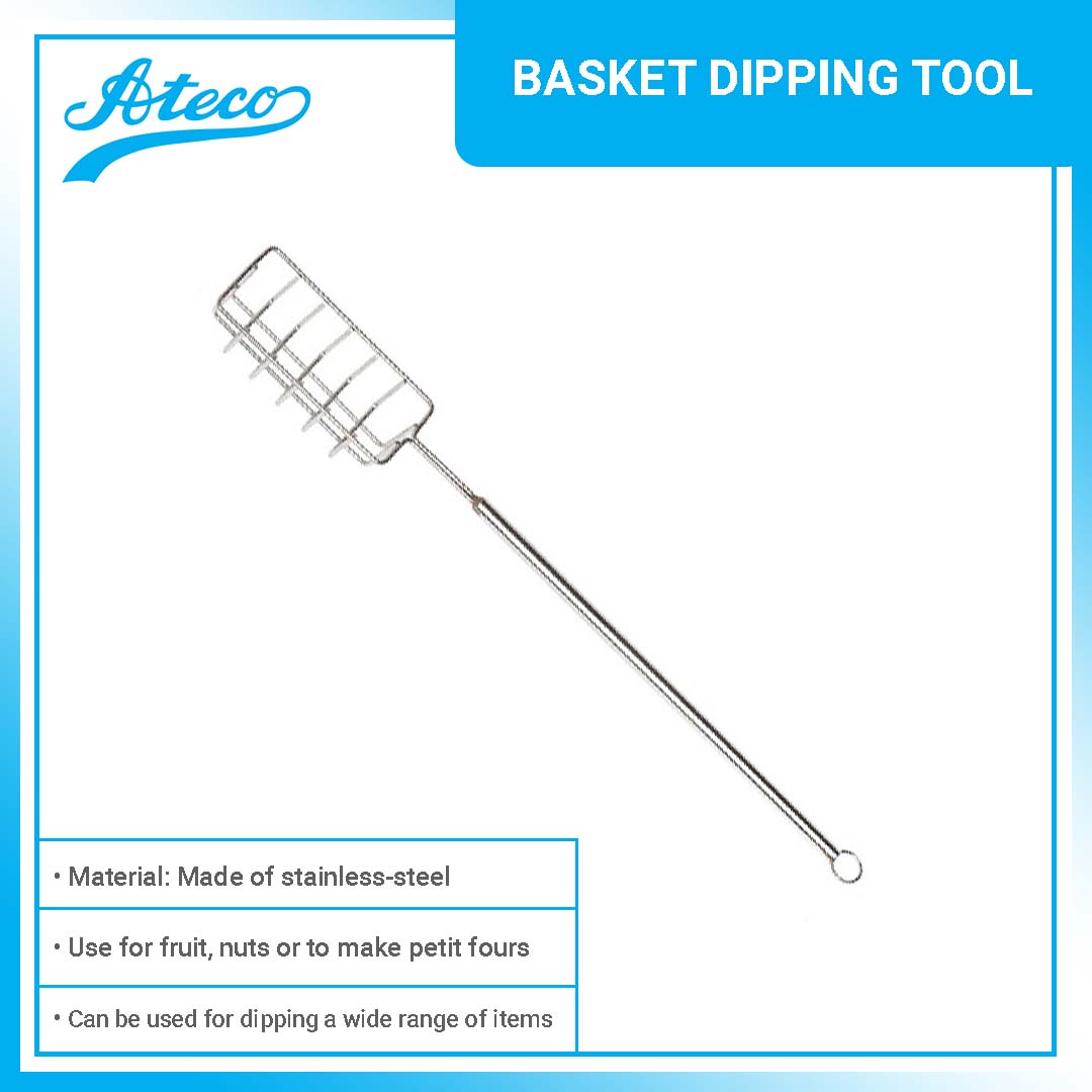 Ateco Basket Dipping Tool for Baking Cakes and Pastry Stainless Steel ...