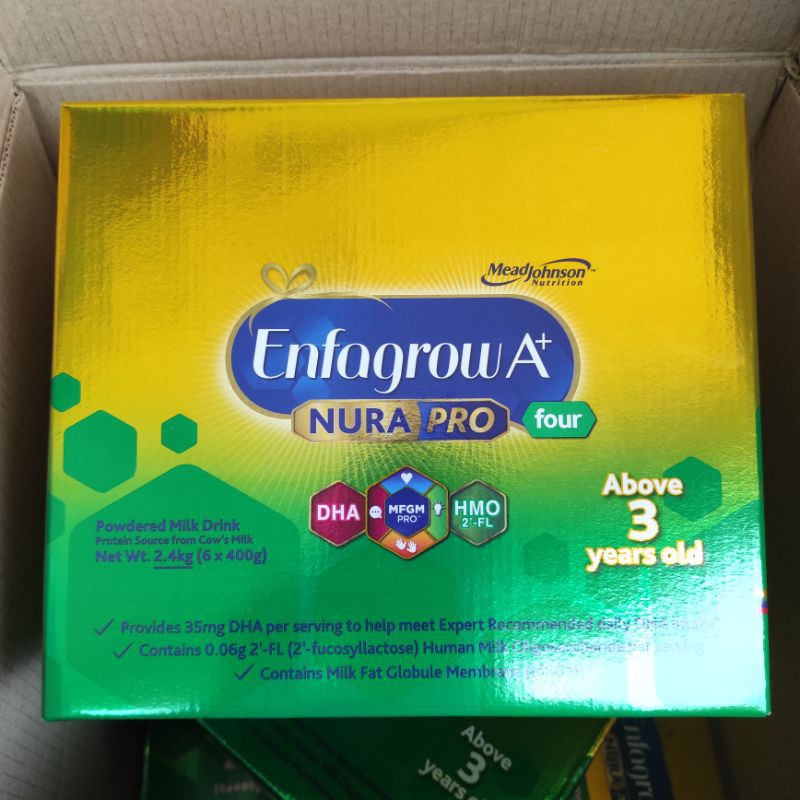 Enfagrow A+ Four NuraPro 2.4KG Powdered Milk Drink for 3+ Years Old ...