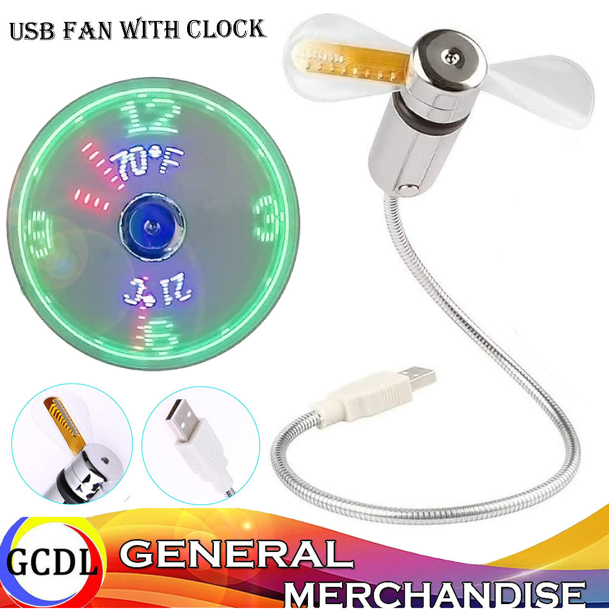 Usb flexible fan | Lazada PH