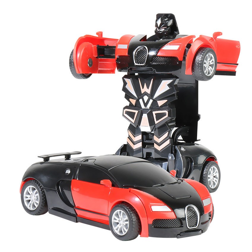 【SOYACAR One-Click Deformation Car Bugatti Rambo Car Transformer ...