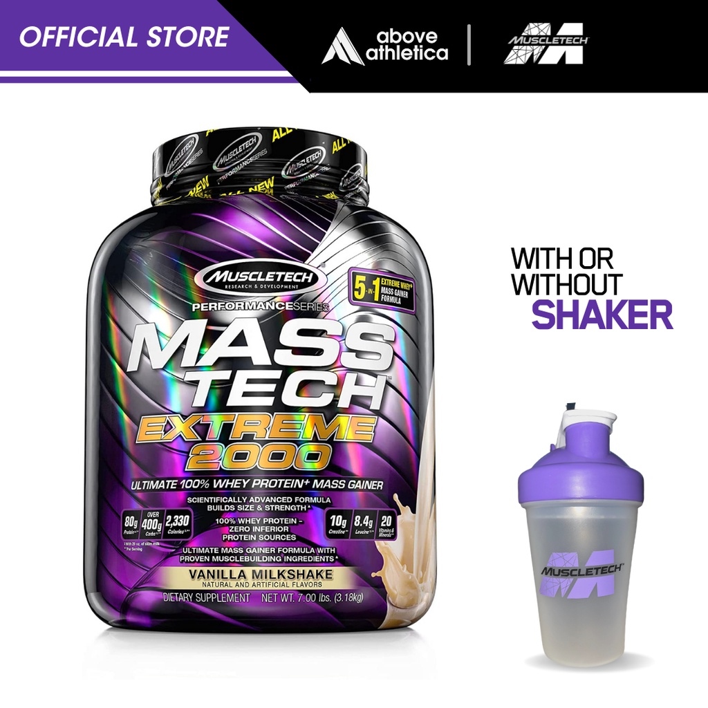 Muscletech Mass Tech Masstech Extreme 2000 7lbs Muscle Growth ...
