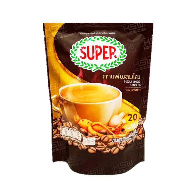 Super Instant Ginseng Coffee x 20 Sachets (400g) | Lazada PH