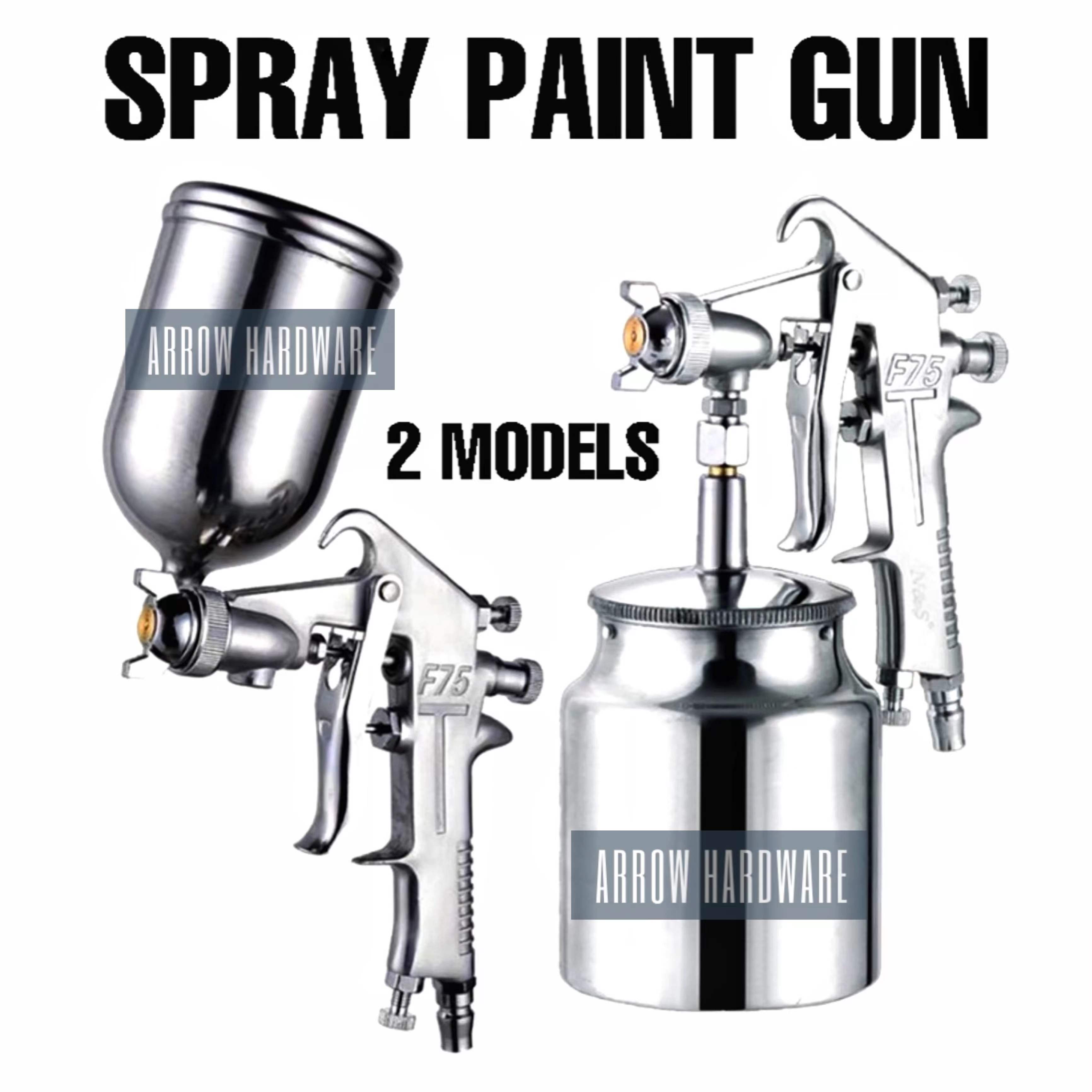Professional Spray Gun, F75 400ML Pneumatic Spray Gun Airbrush Sprayer ...