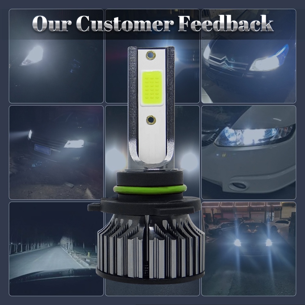 New Front LED Headlight Bulbs For Toyota Innova Year 2005-2016 Low High ...