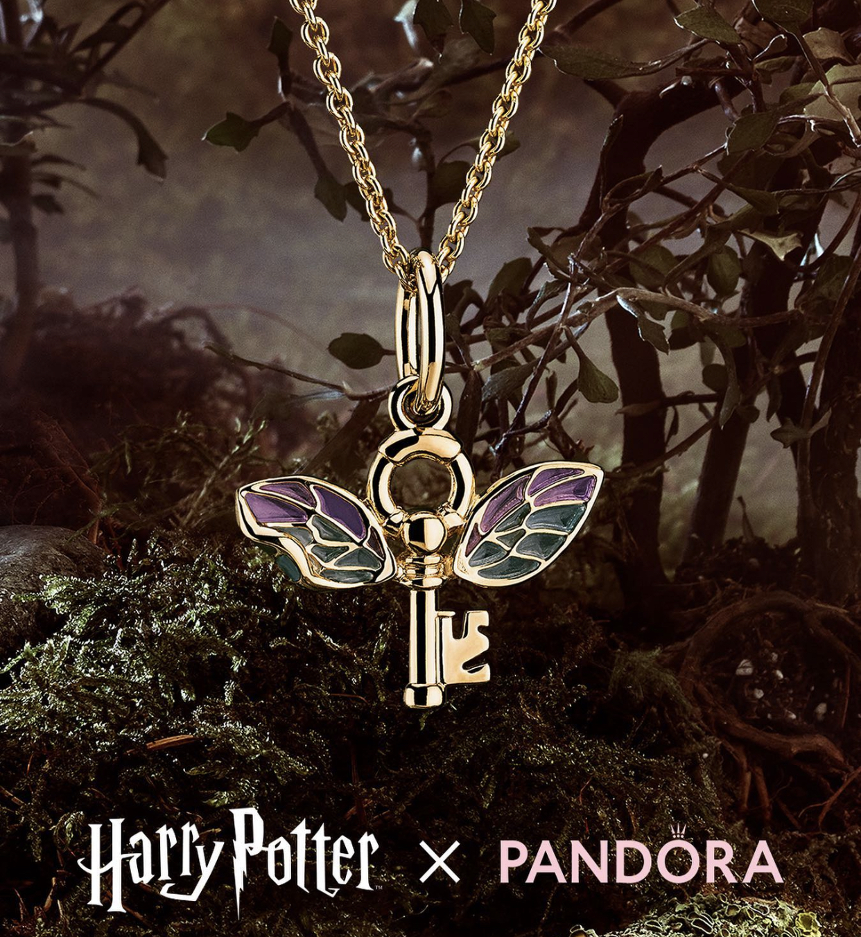 Pandoraˉ charm string ornaments beads rose series shiny snowflakes ...