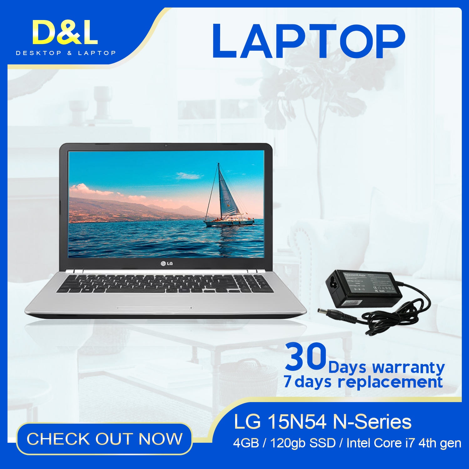 LG 15n54 LAPTOP i5-4th GEN | 8gb Ram | 120gb SSD SATA | 〖REFURBISHED〗 | Lazada PH