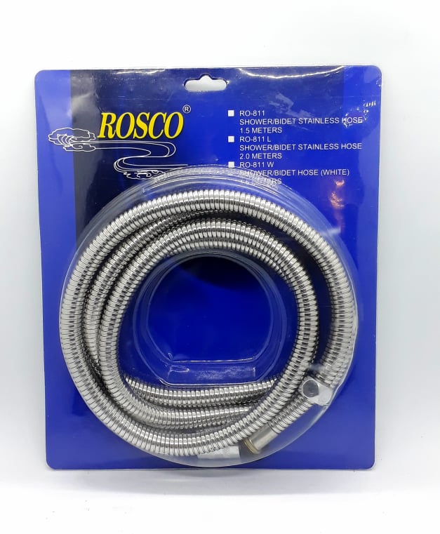 ROSCO SHOWER/BIDET STAINLESS HOSE 2.O METERS | Lazada PH