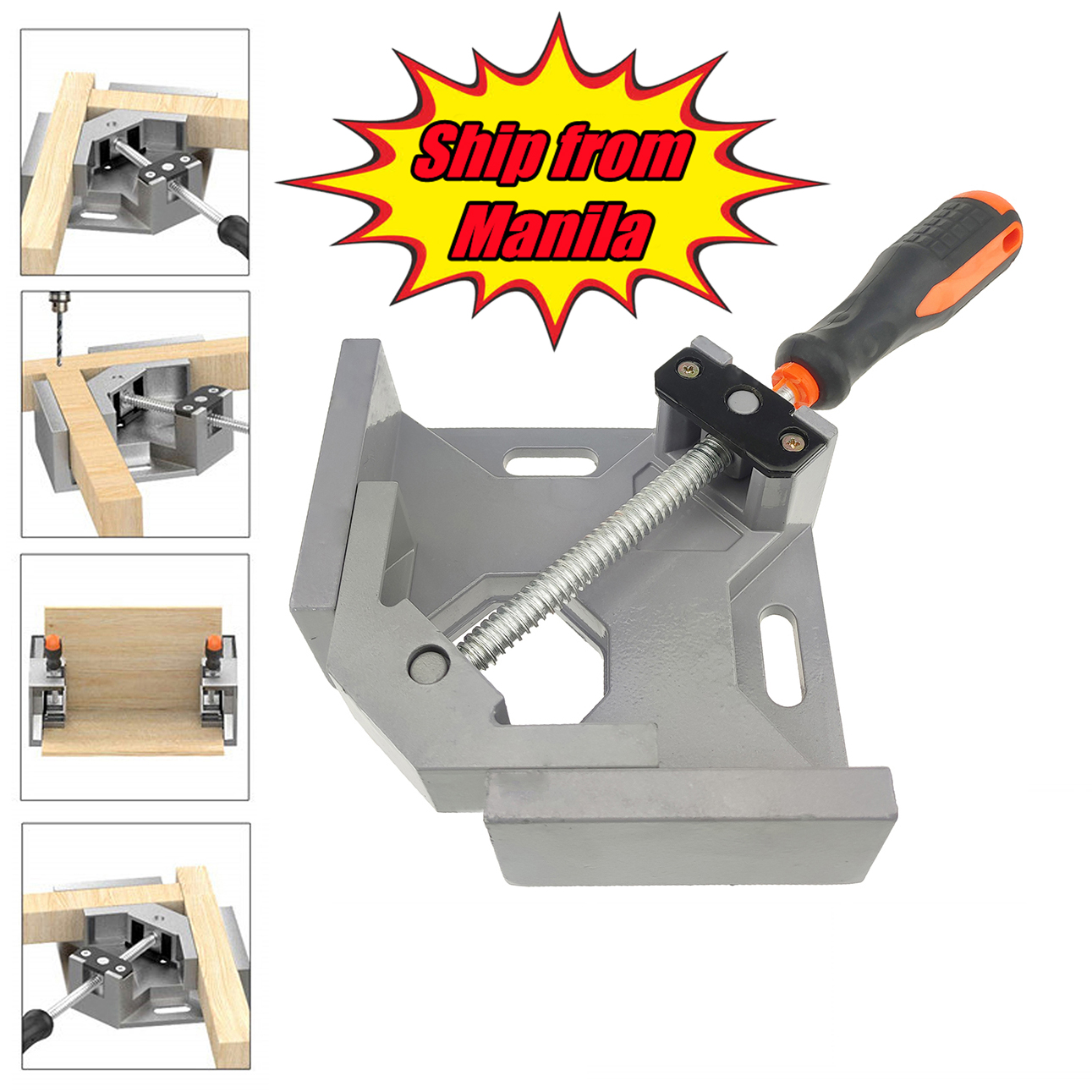 【COD】Woodworking Tools, Corner Clamp 2pcs - 90 Degree Right Angle Clamp ...