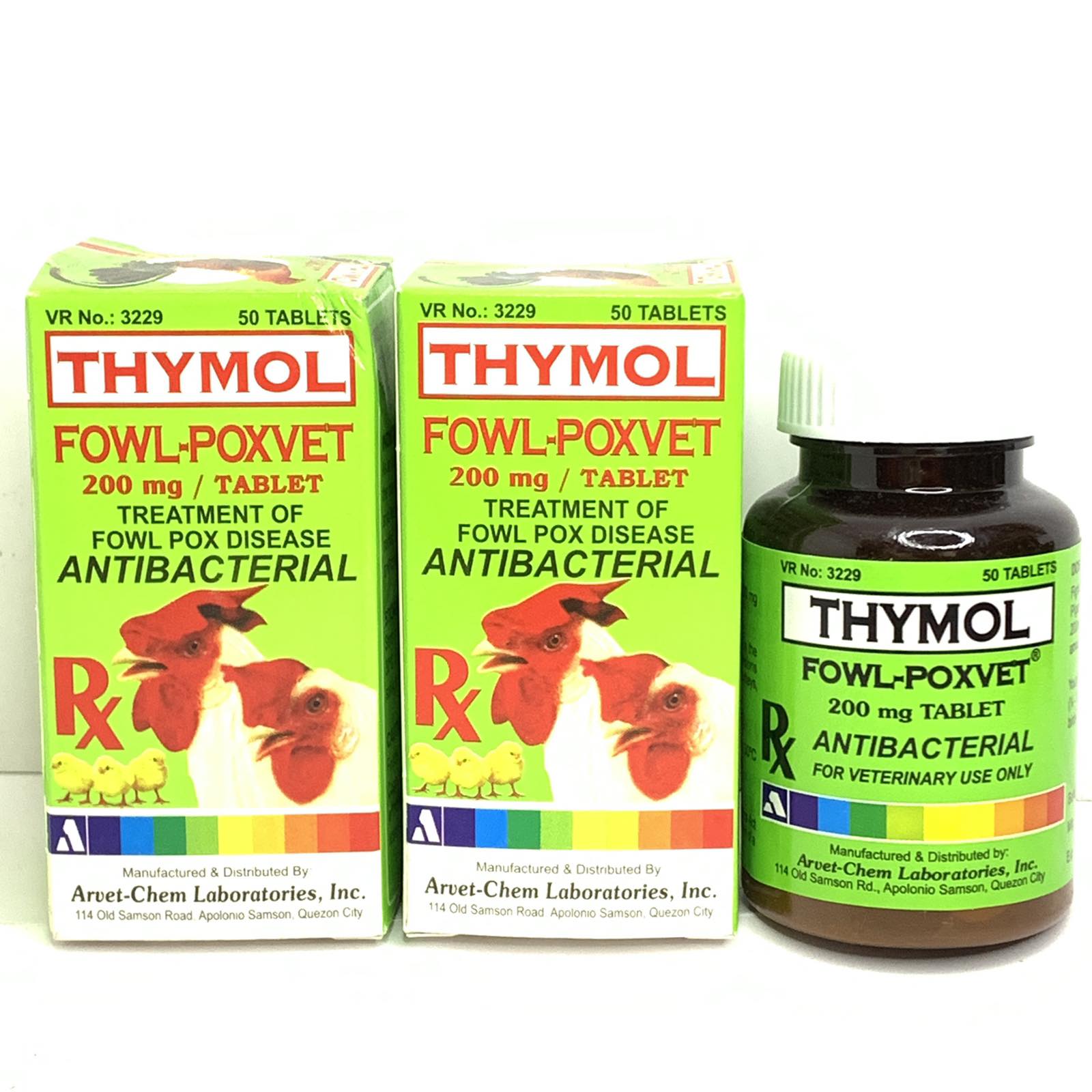 [SOUTH VET] Thymol 50 Tablets Fowl-Poxvet 75 grams for Gamefowl - Gamot ...