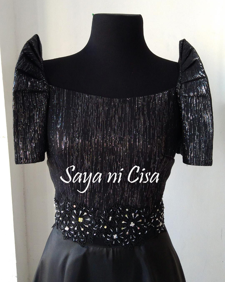 Inabel Mestiza Blouse - Black | Lazada PH