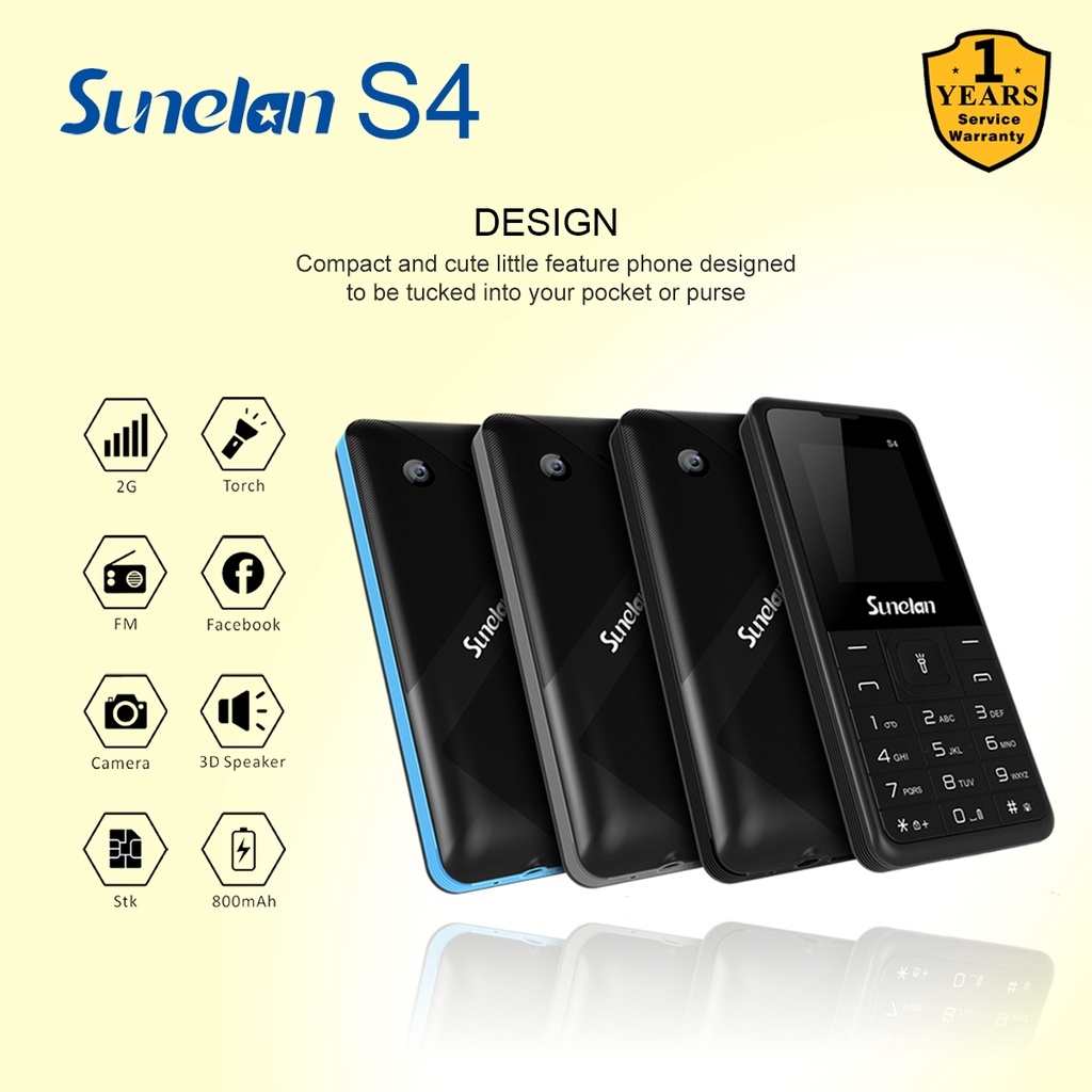 Sunelan Mobile S4 Basic Phone Model | Lazada PH