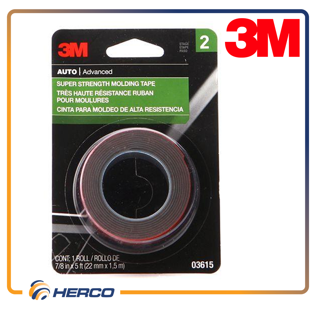3M 3614 Molding Tape 1/2in x 15 ft 1 Roll/pack | Lazada PH