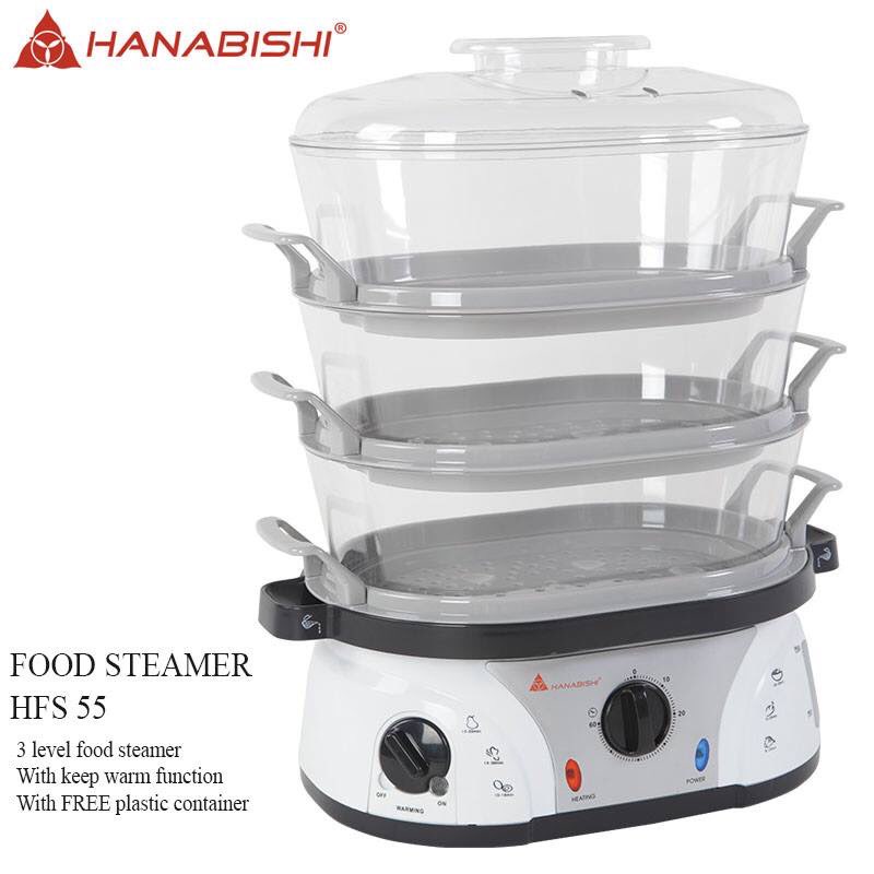 HANABISHI FOOD STEAMER HSFS 55 | Lazada PH