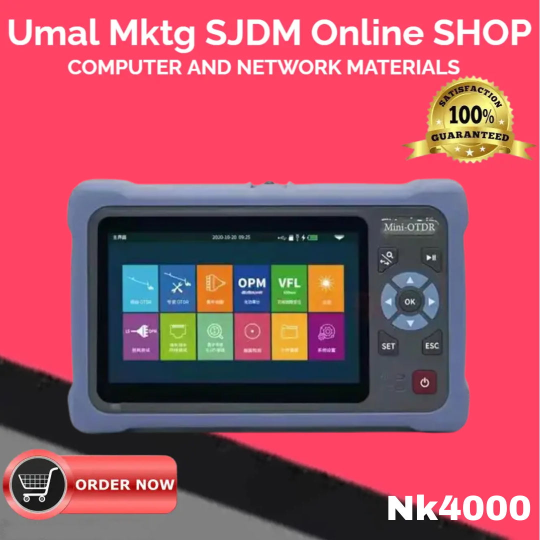 Novker NK4000D Optical Time Domain Reflectometer (OTDR) Optical Fiber ...