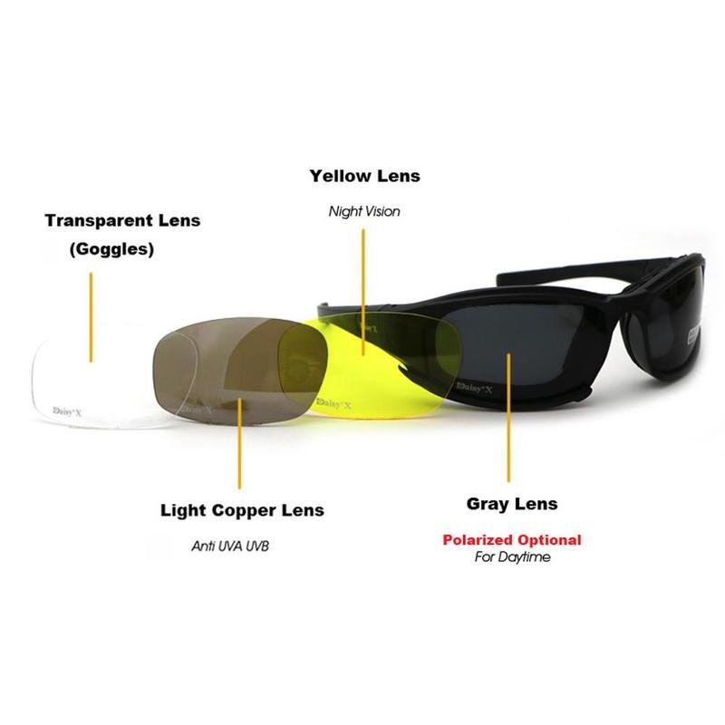 [Hot sales]┇ Daisy X7 Tactical Glasses Military Shooting Sunglasses ...