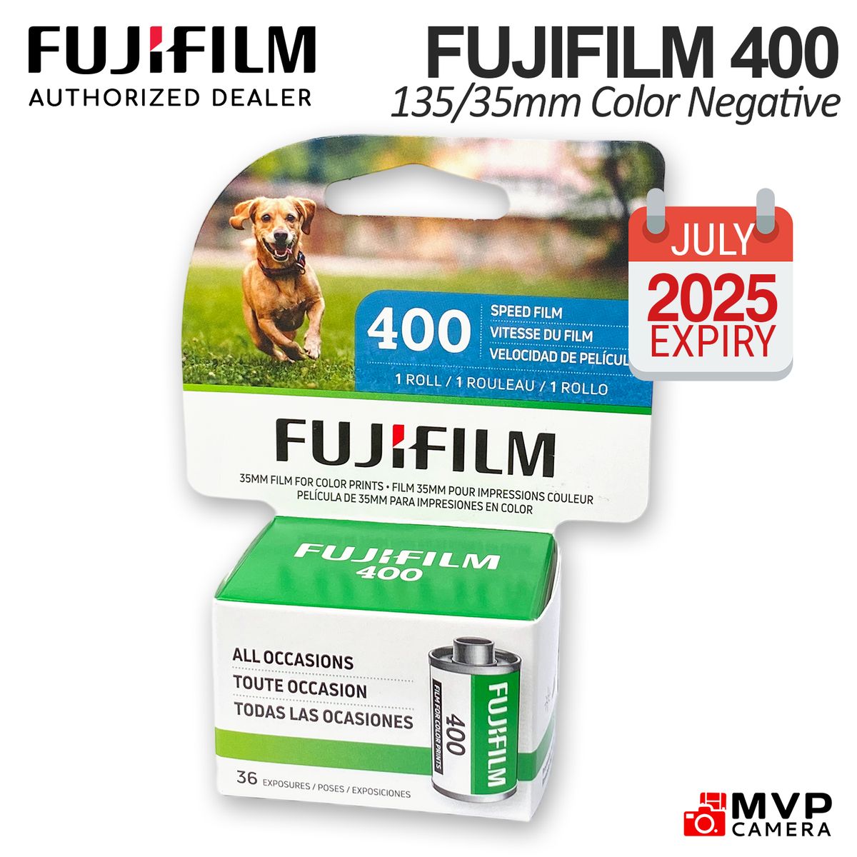 [1 ROLL] FUJIFILM ISO 400 135 35mm Colored Negative Film 36 Exposures MVP CAMERA | Lazada PH