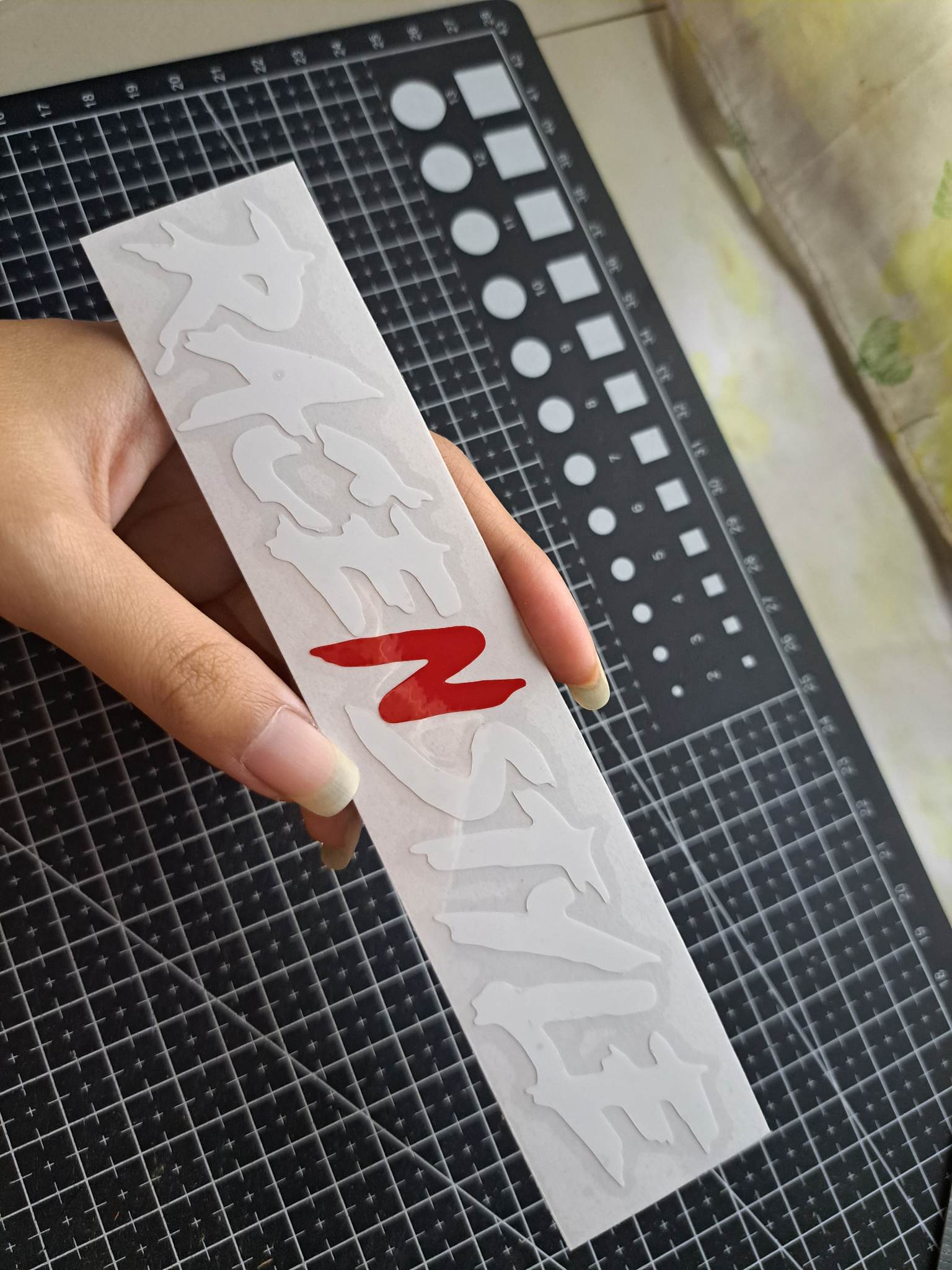 RACE N STYLE DECAL STICKER 9x1.6 INCHES | Lazada PH